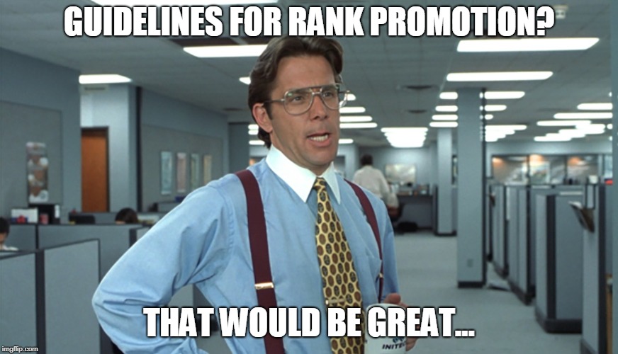 Follow-up: Rank Promotion workshop – Faculty United Service Association